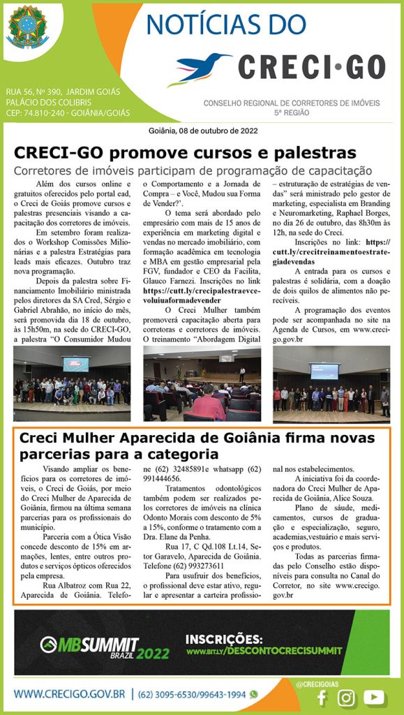 CRECI GO – Portal de Corretores de Imóveis do Estado de Goiás