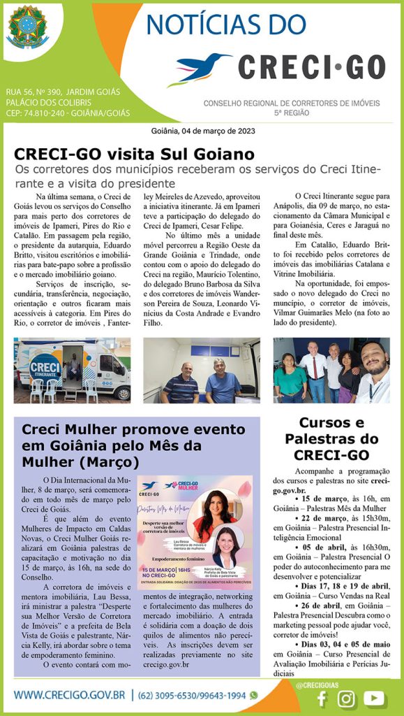 CRECI GO – Portal de Corretores de Imóveis do Estado de Goiás