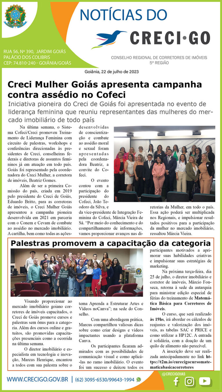 CRECI GO – Portal de Corretores de Imóveis do Estado de Goiás