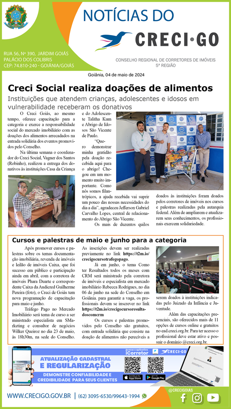 CRECI GO – Portal de Corretores de Imóveis do Estado de Goiás